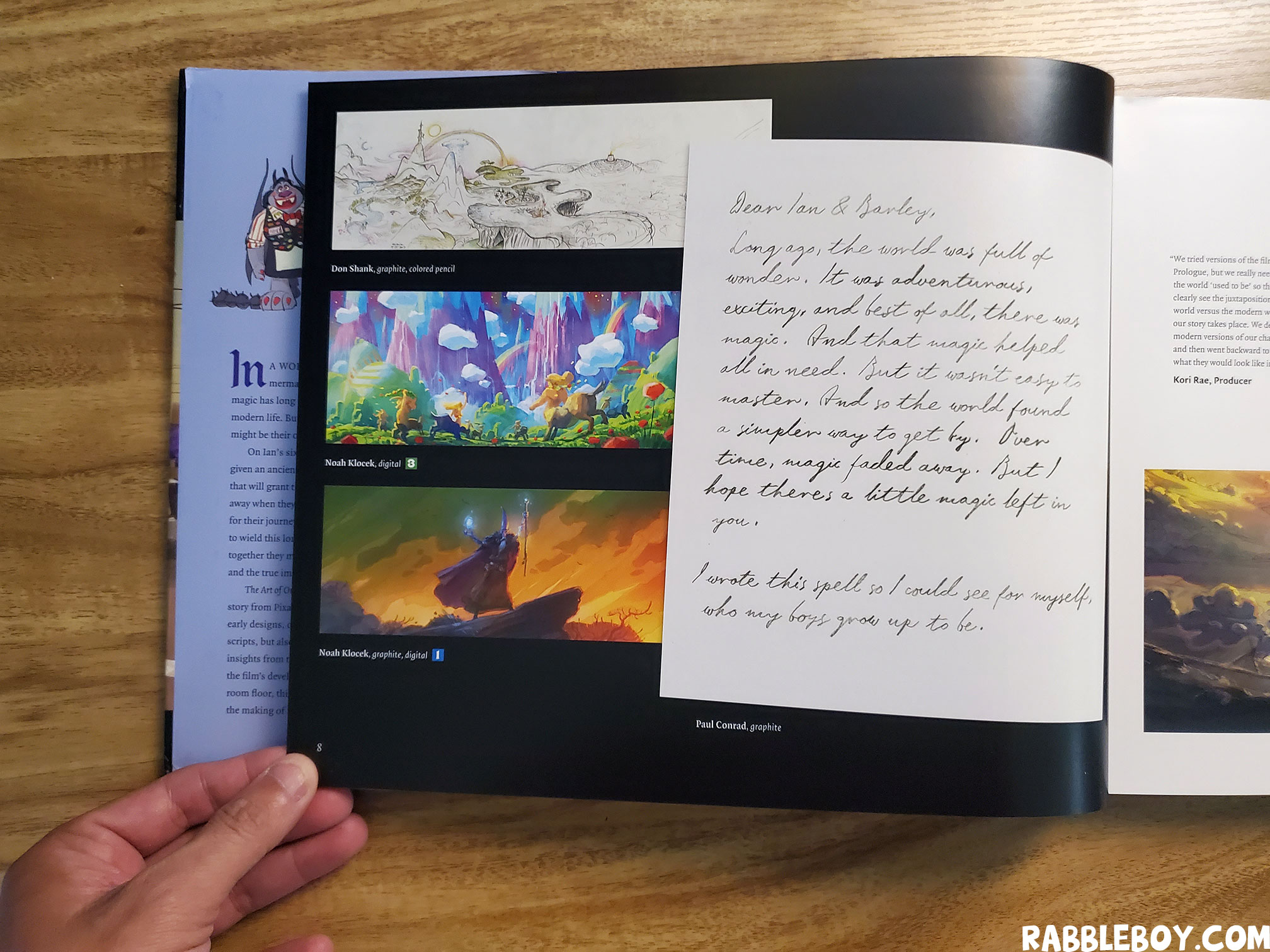 The Art of Onward by Disney Pixar: book preview – Rabbleboy – Ken Lamug ...