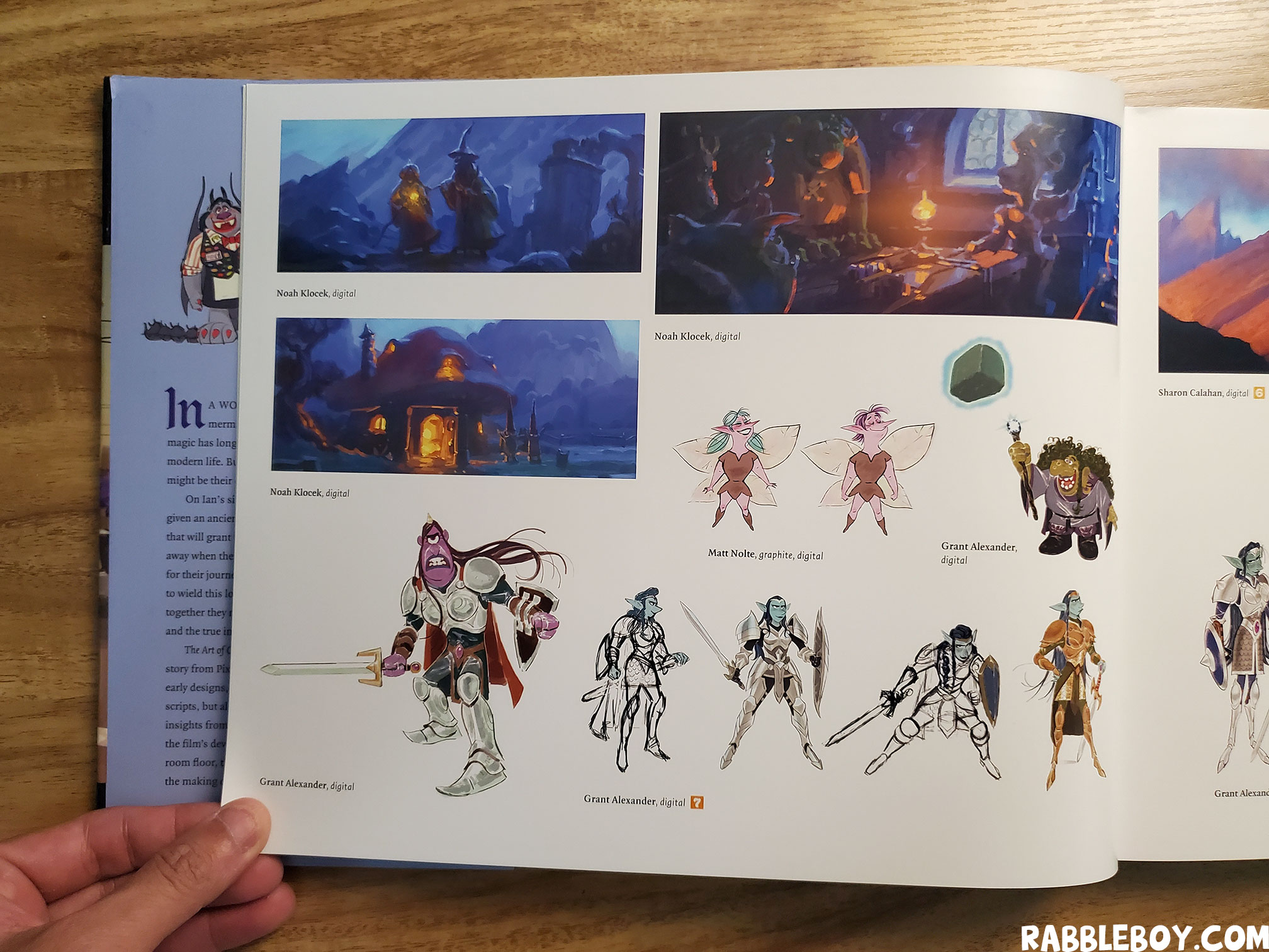 The Art of Onward by Disney Pixar: book preview – Rabbleboy – Ken Lamug ...